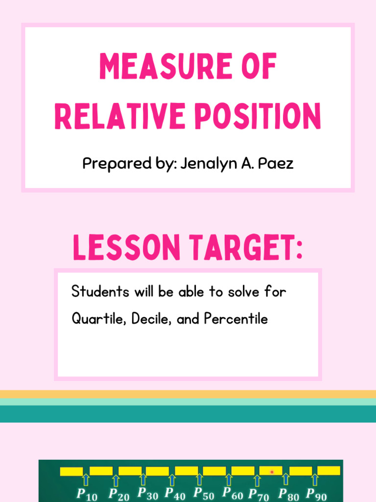 Measure of Relative Position | PDF