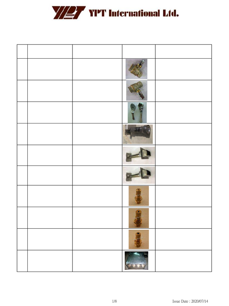 ASC/ACS Electromagnetic Valve Parts List | PDF | Tap (Valve) | Equipment