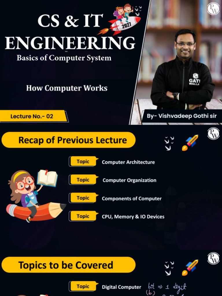 Basics of Computer System 02 Class Notes.pdf | PDF