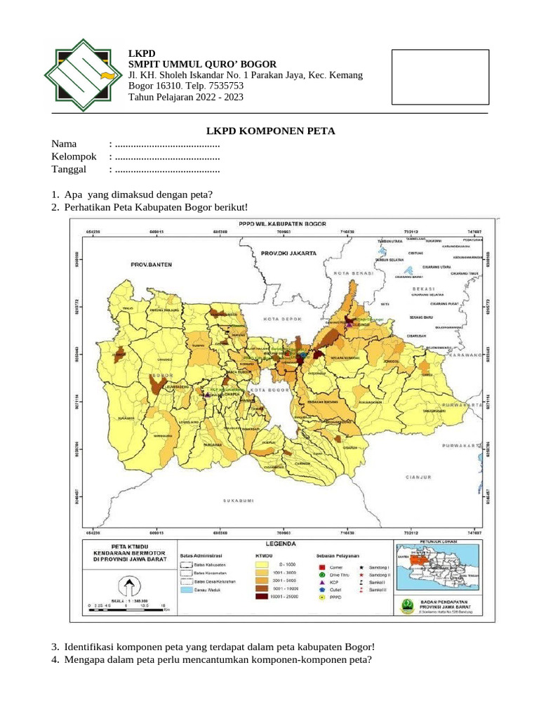 lkpd-komponen-peta | PDF
