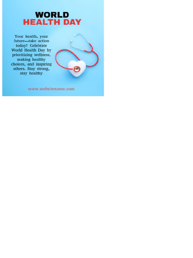 World Health Day | PDF
