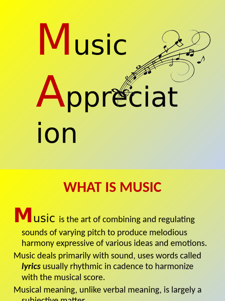 Understanding Music and Its Appreciation | PDF | Love | Spirituality