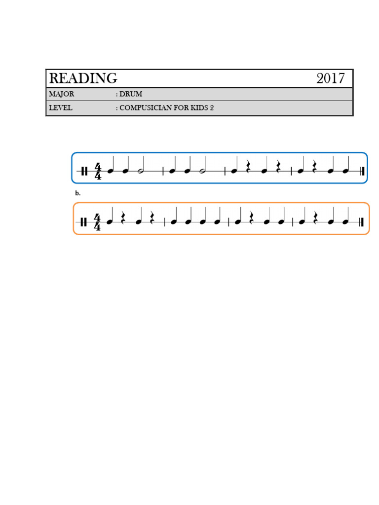 Reading CFK 2 (Drum) | PDF