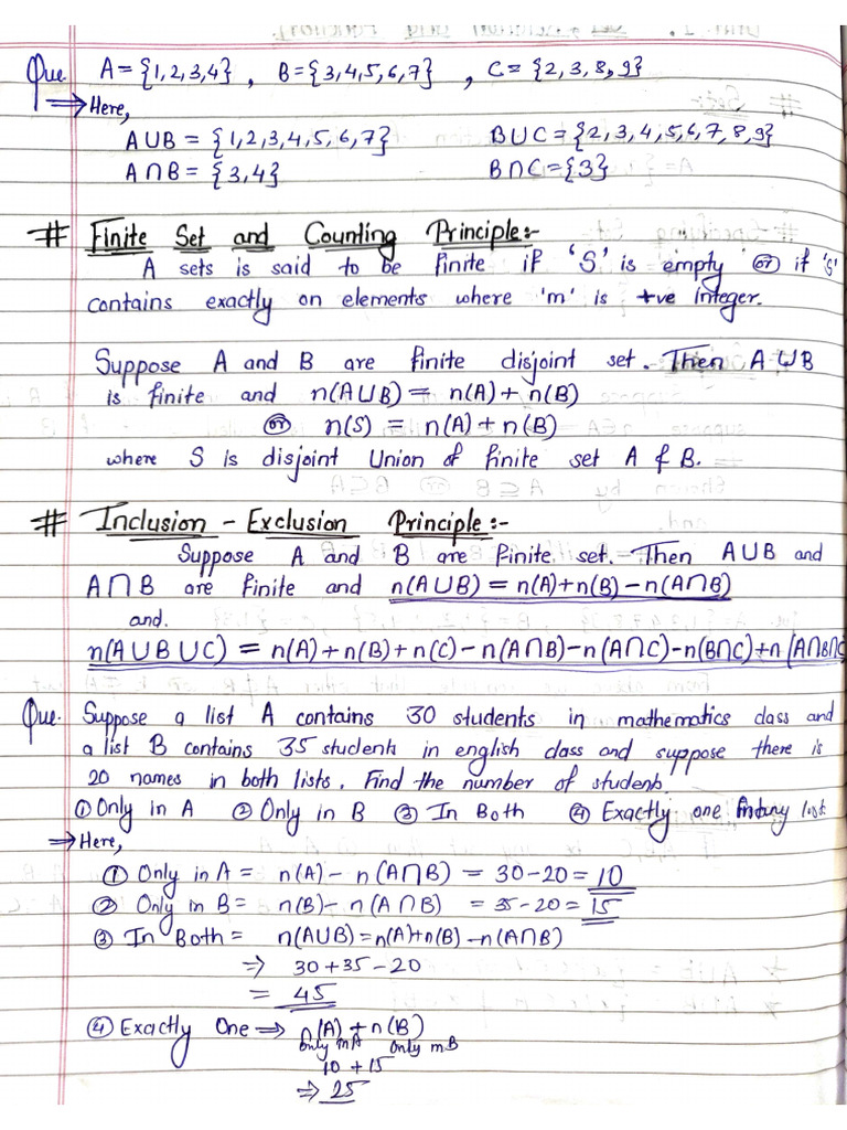 Arundati DM EndSem NOTES | PDF