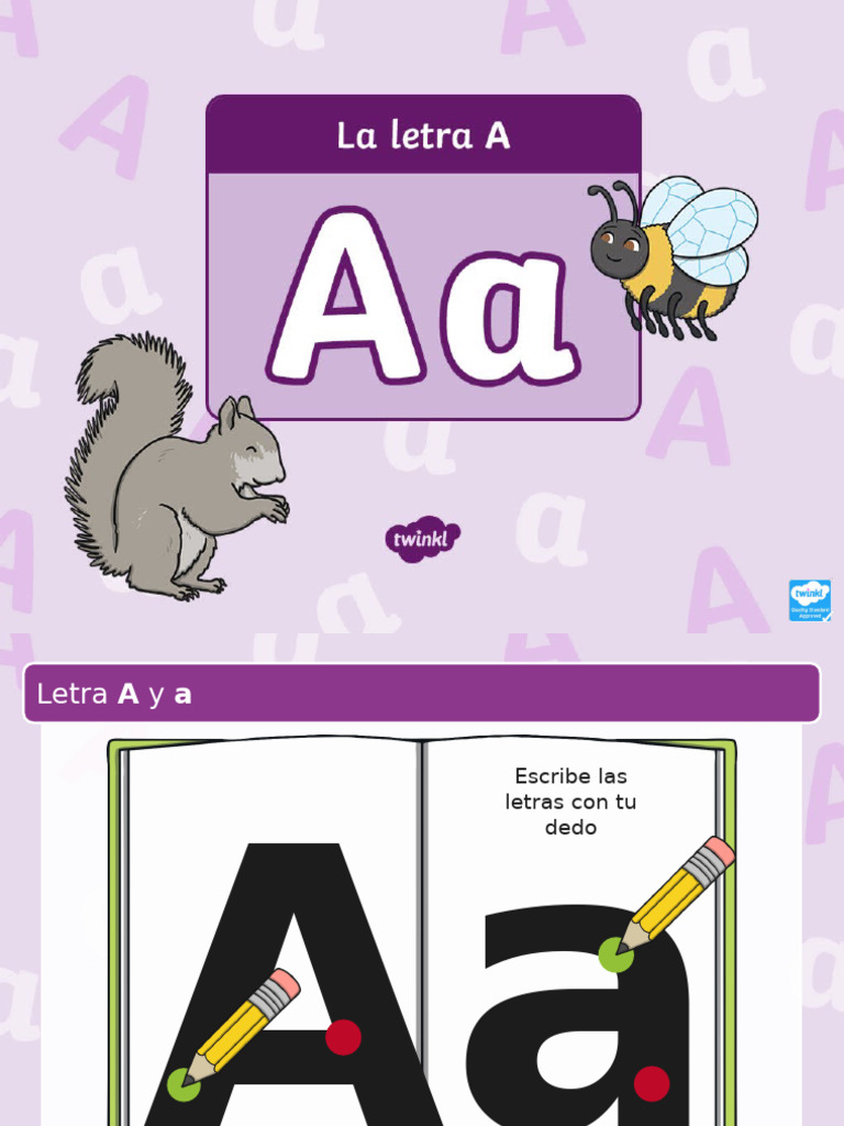 Powerpoint La Letra A | PDF