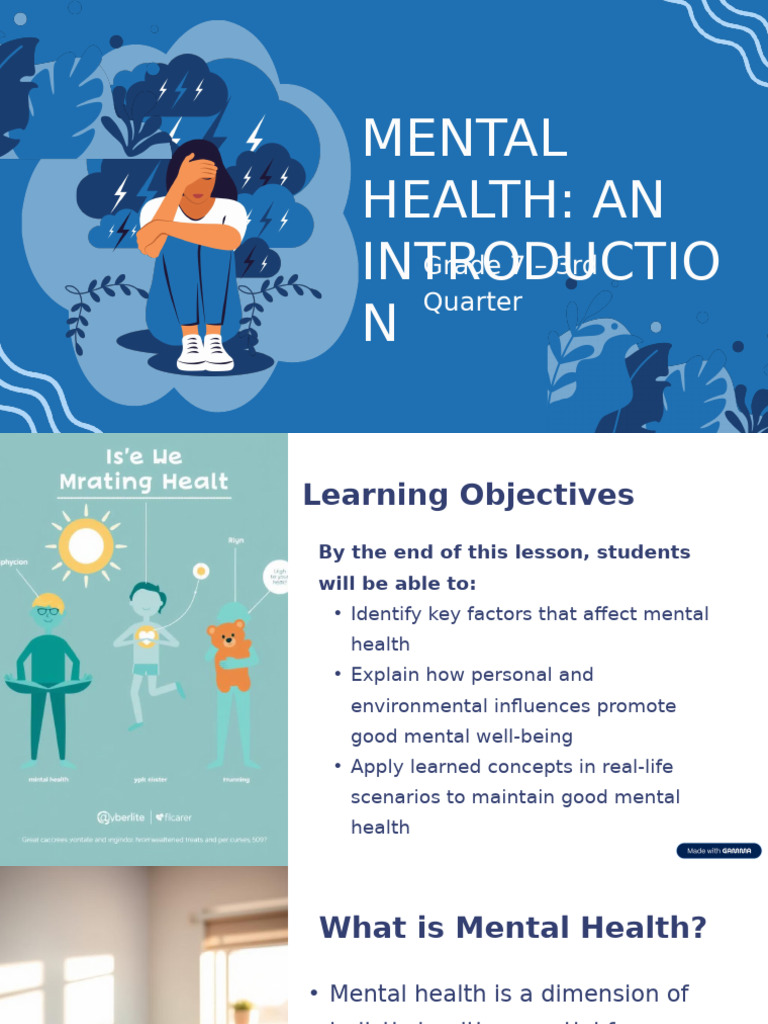Understanding Mental Health Pdf
