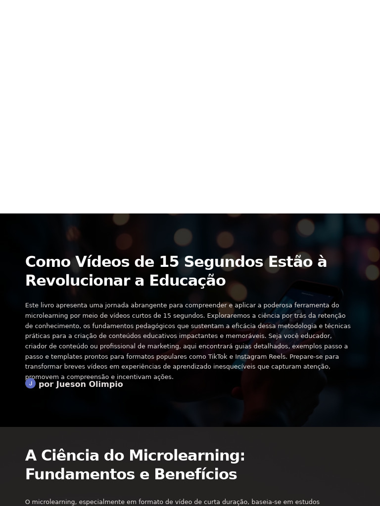 Como Videos de 15 Segundos Estao A Revolucionar A Educacao | PDF ...