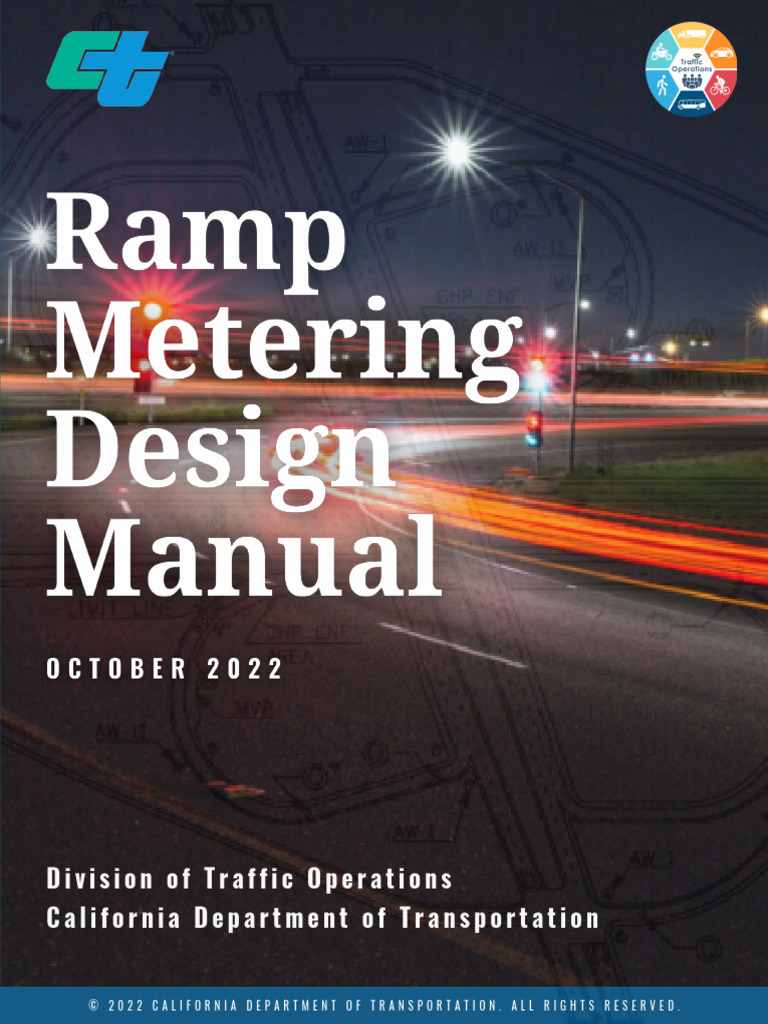 Caltrans Ramp Metering Design Manual | PDF | Traffic | Interchange (Road)
