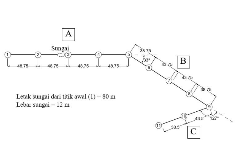 Denah Tiang Alek | PDF