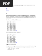 Powerball Simulation on Neal.fun | PDF