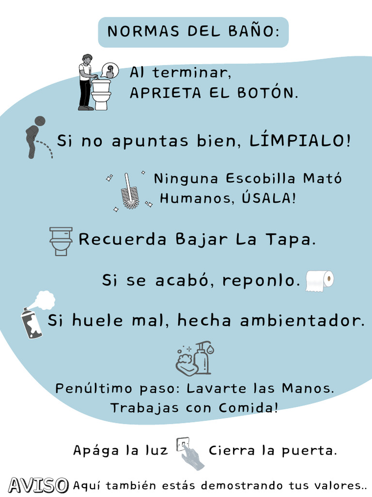 Normas Del Baño | PDF