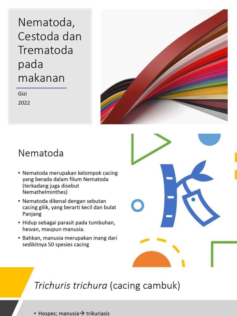 Nematoda, Cestoda Dan Trematoda Pada Makanan | PDF