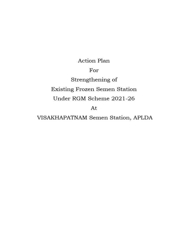 Project Proposal SSS FSBS-Visakhapatnam APLDA RGM | PDF