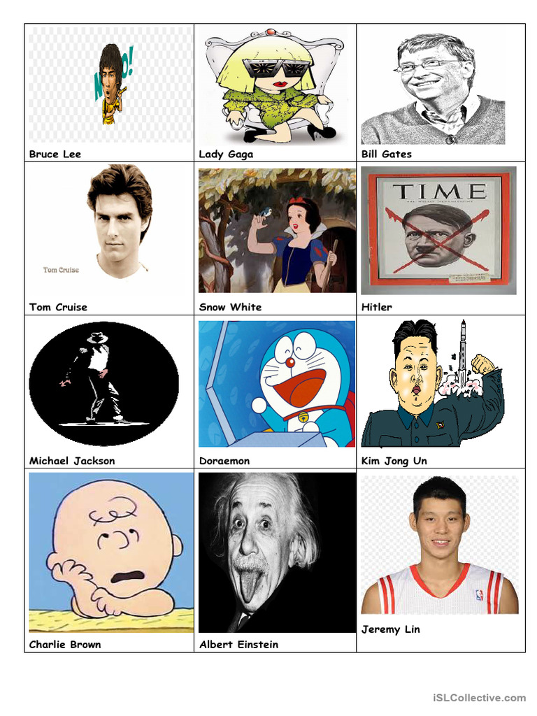 Notable Figures and Characters List | PDF