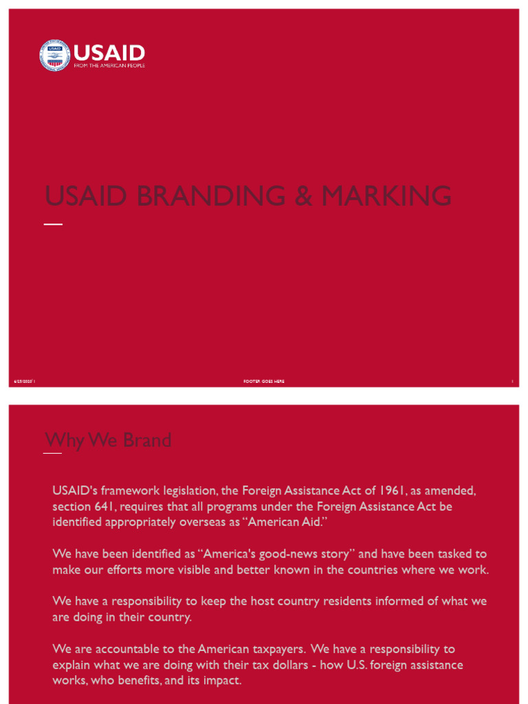 USAID Branding Basics - June2020 | PDF | United States Agency For ...
