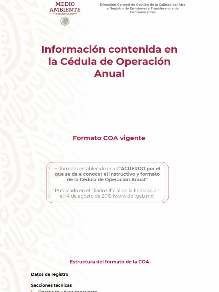 2 - Conociendo La COA | PDF | Gases de efecto invernadero | Agua