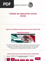 Guías para la Cédula de Operación Anual | PDF | Contaminación | Residuos