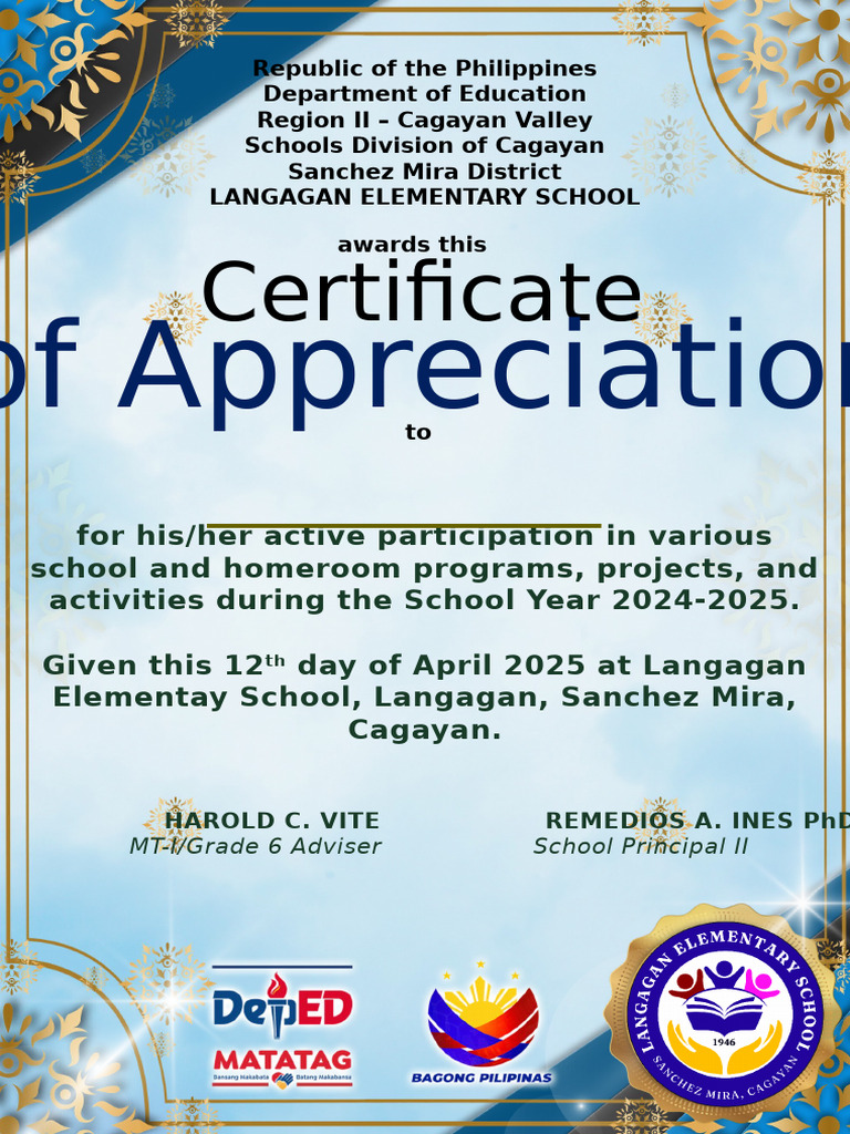 Certificates of Parents | PDF