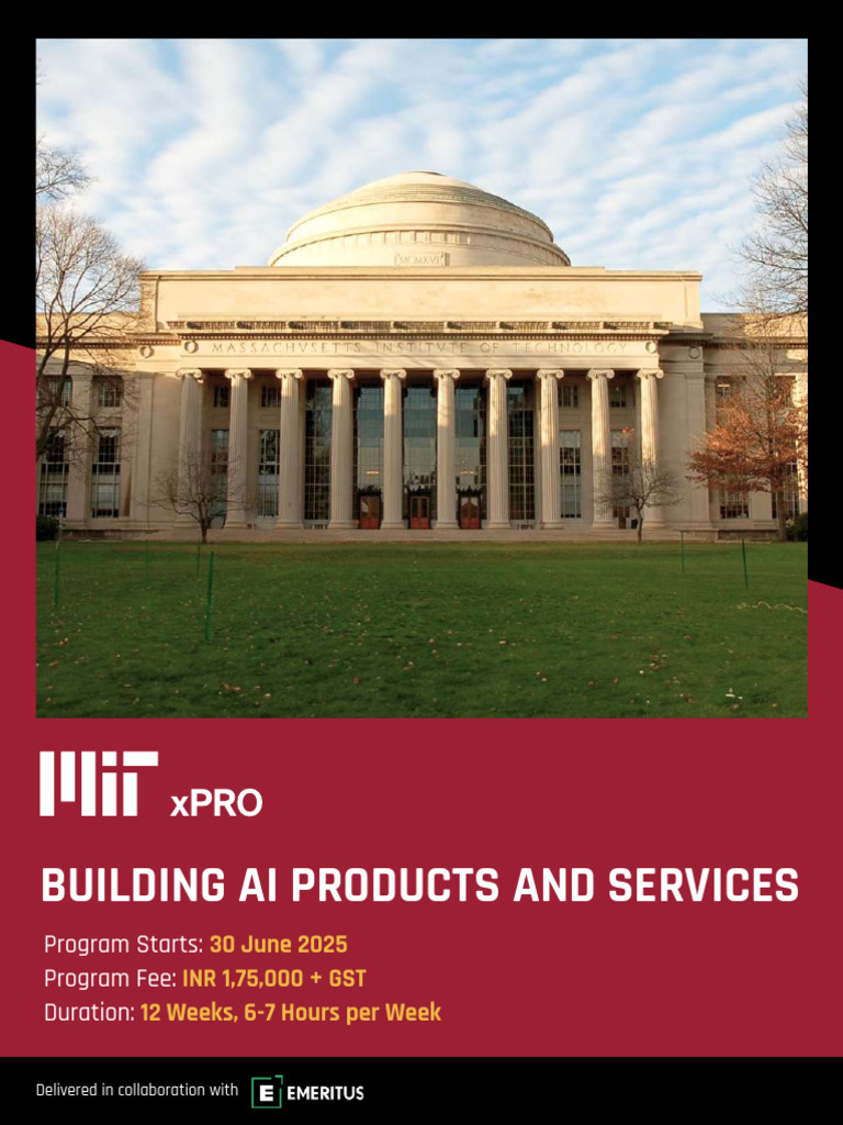 MIT xPRO: Building AI Products Program | PDF | Artificial Intelligence ...