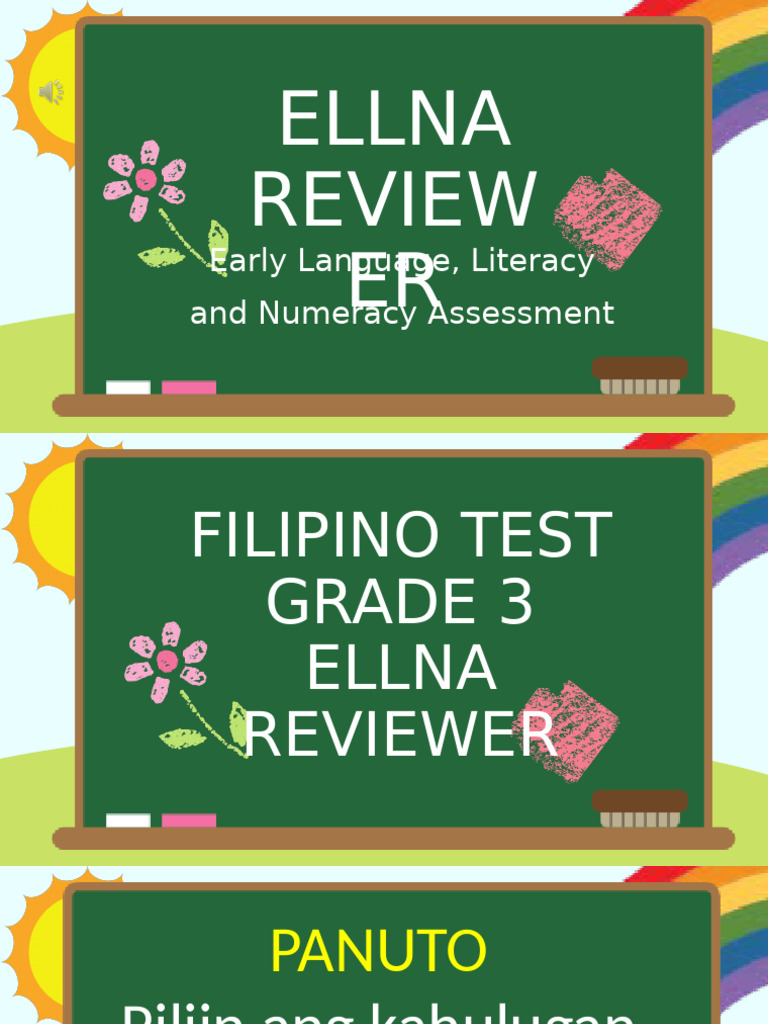 Ellna Reviewer Filipino | PDF