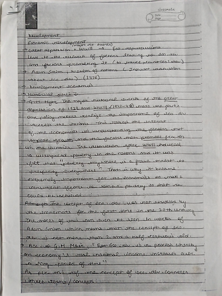 Eco Mid Sem 4 TH Sem | PDF