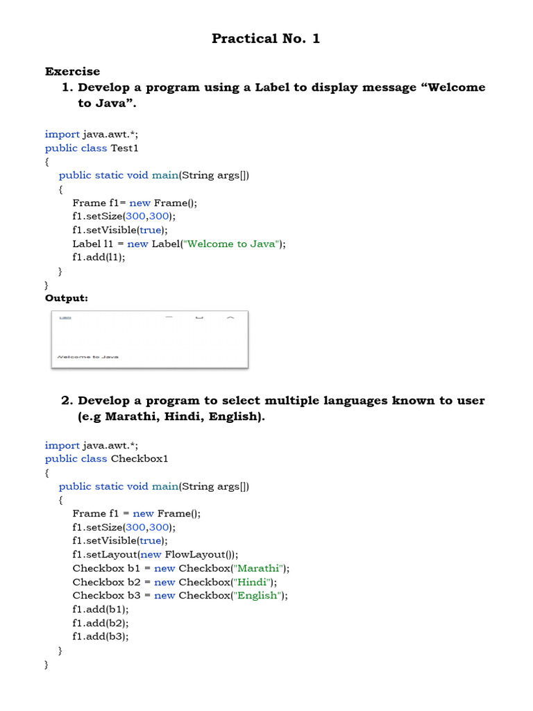 AJP - Practical Output 24-25 | PDF | Software | Software Engineering
