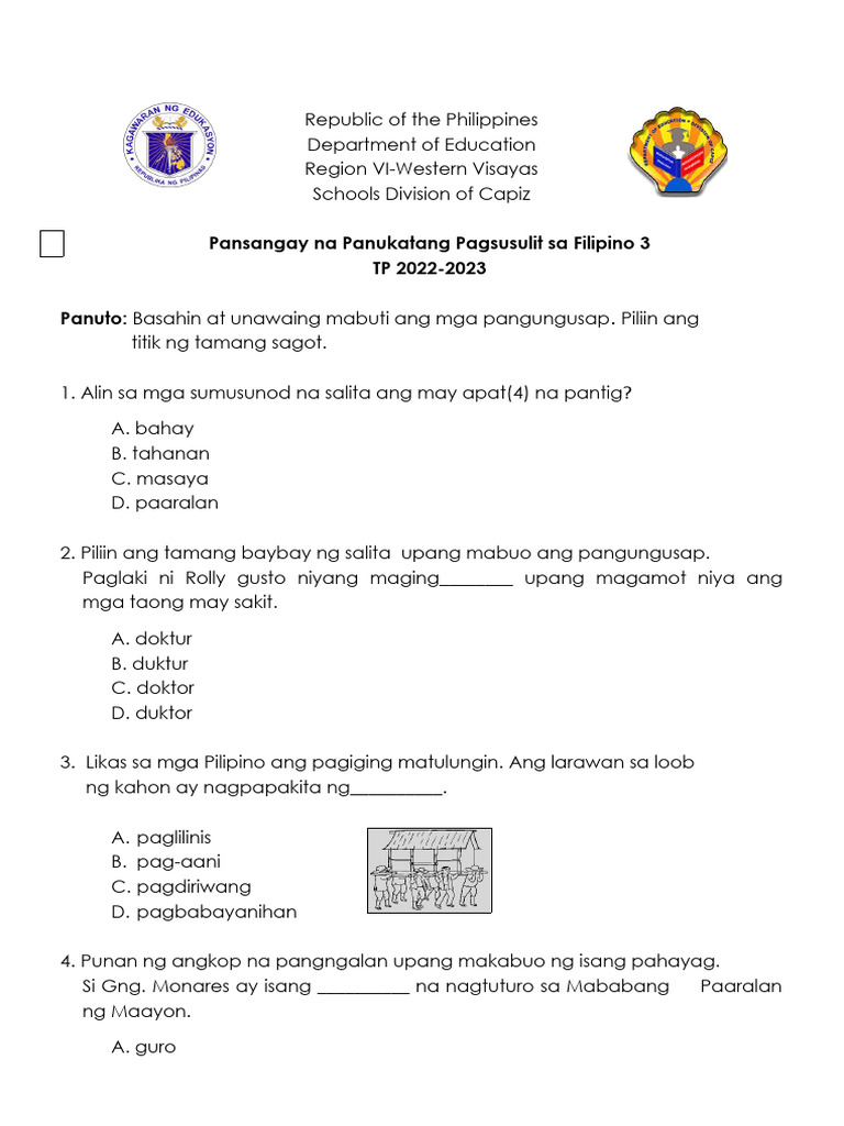 Baitang 3 | PDF