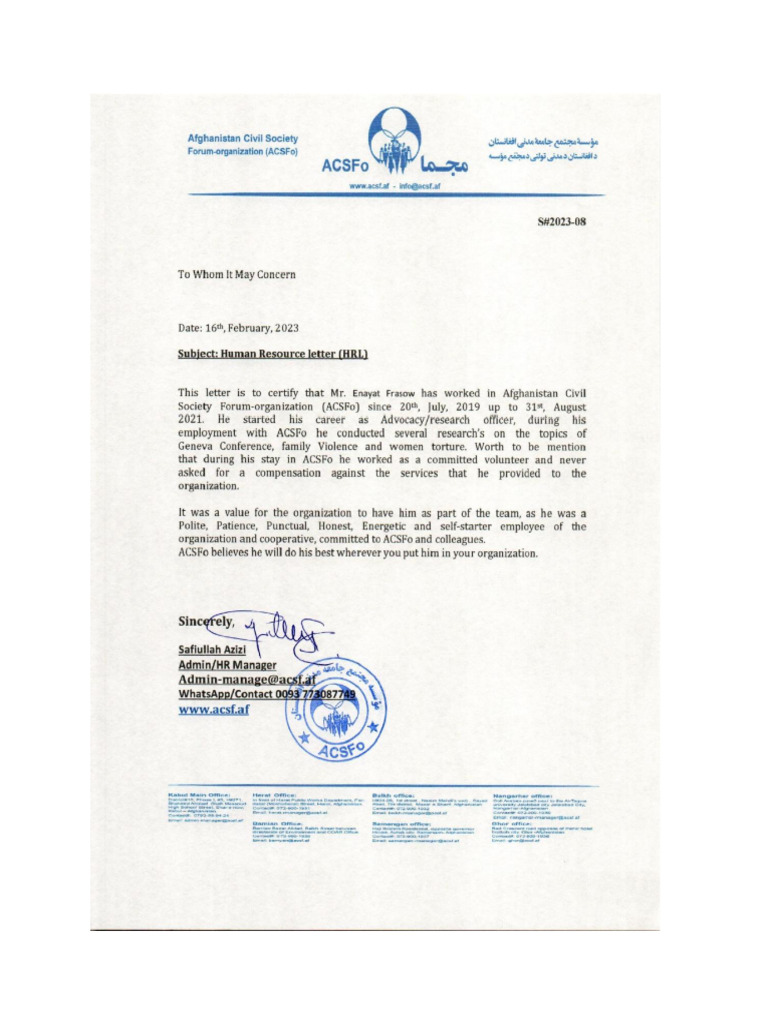 Enayat Frasow@ | PDF