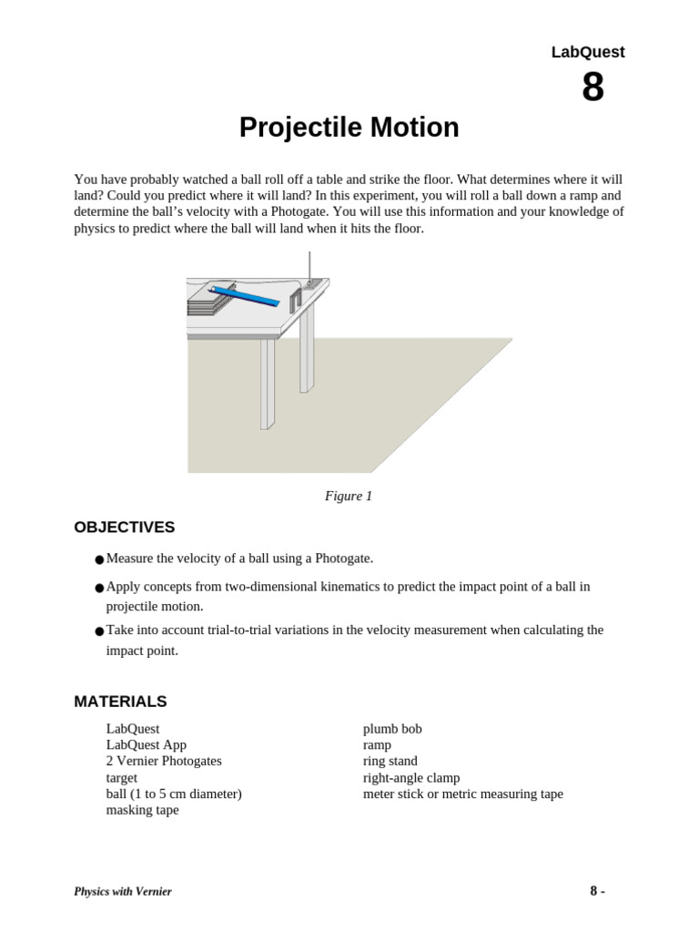 08 Projectile Motion LQ (2024-2025) | PDF | Velocity | Physics