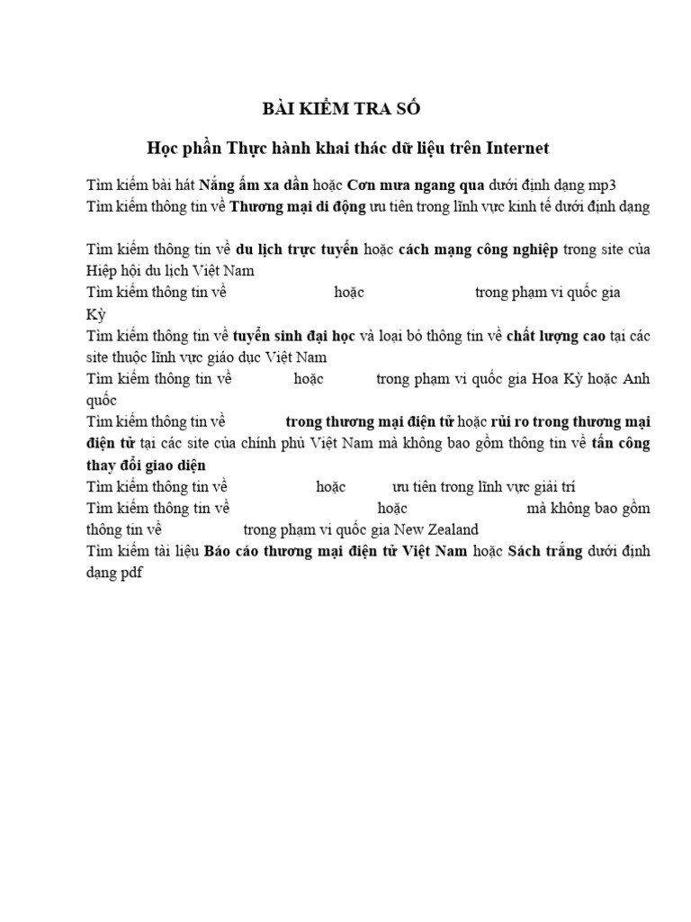 Bài kiểm tra số 2 KTDL | PDF