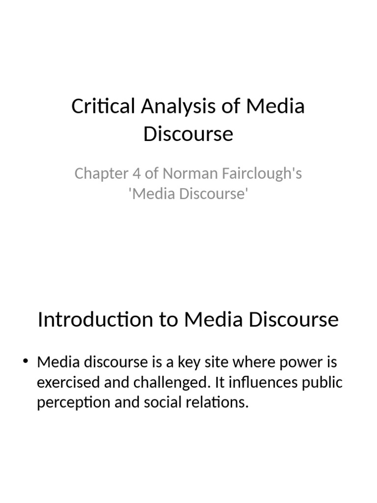 Critical_Analysis_of_Media_Discourse (1) | PDF