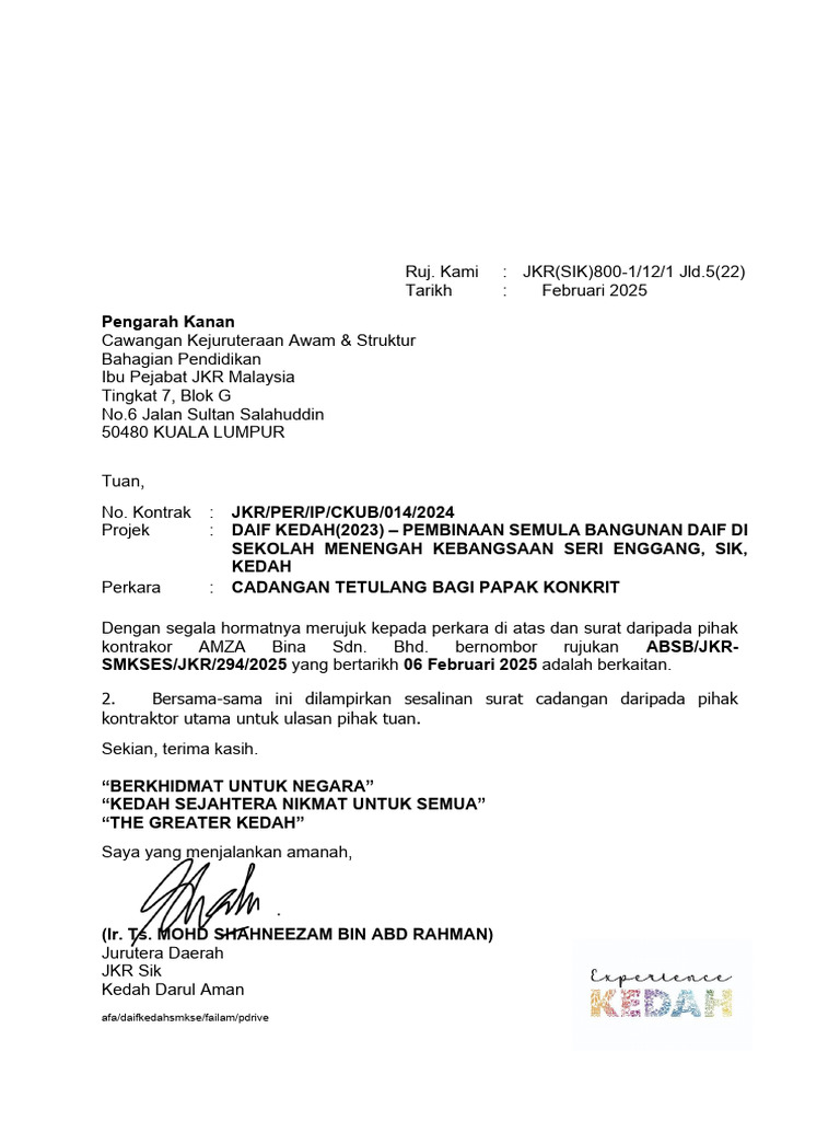 NO.22 jld.5 - Cad Tetulang Bagi Slab | PDF