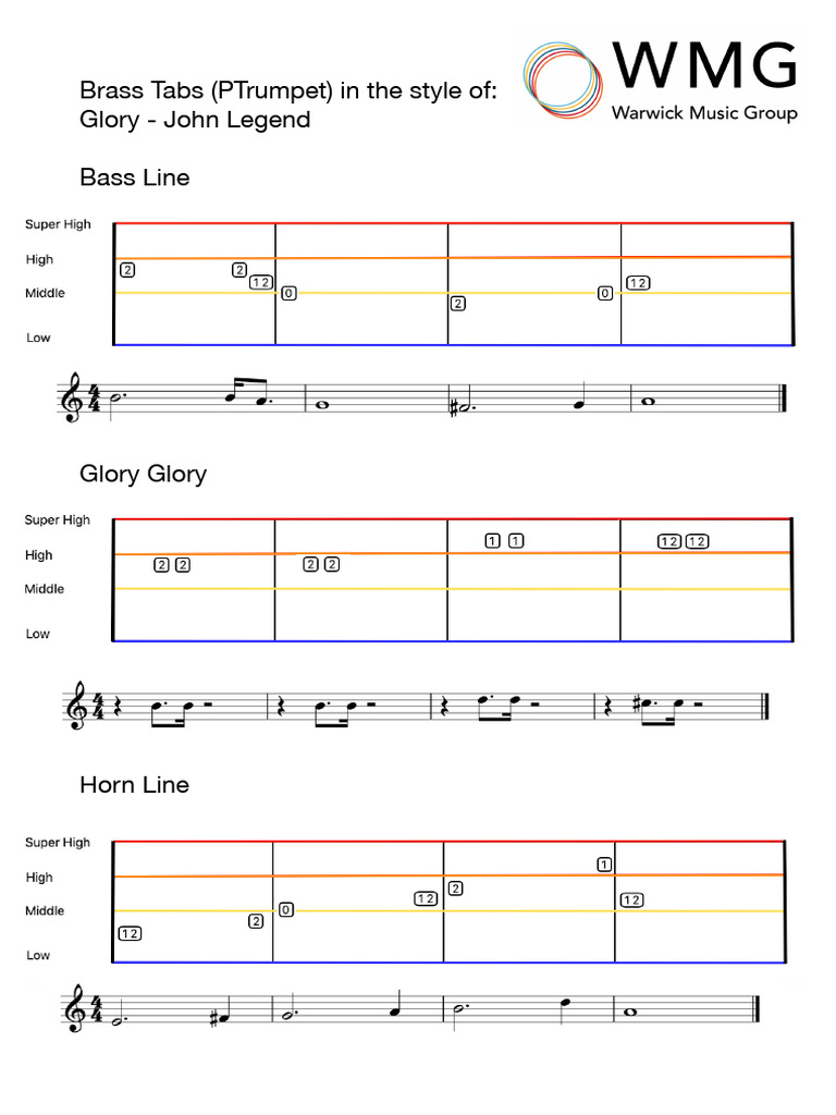 Glory Trumpet Tab | PDF