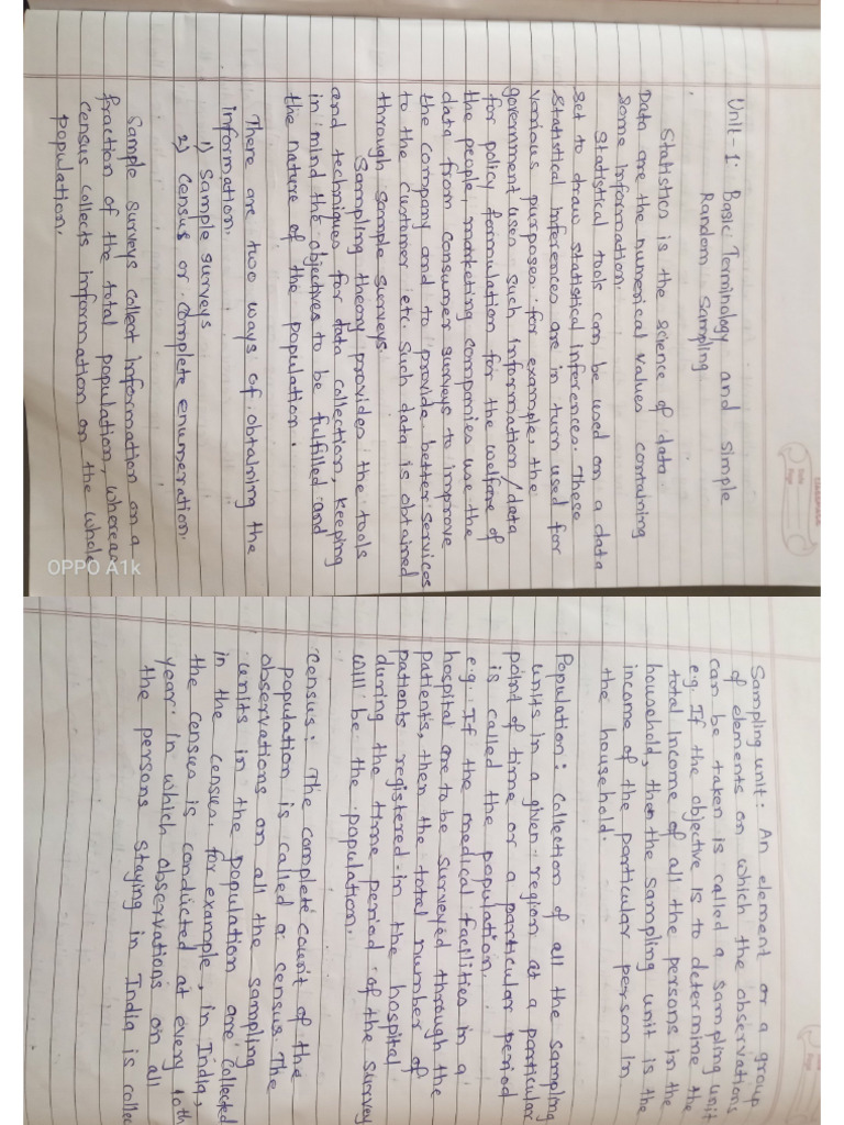 Simple Random Sampling | PDF