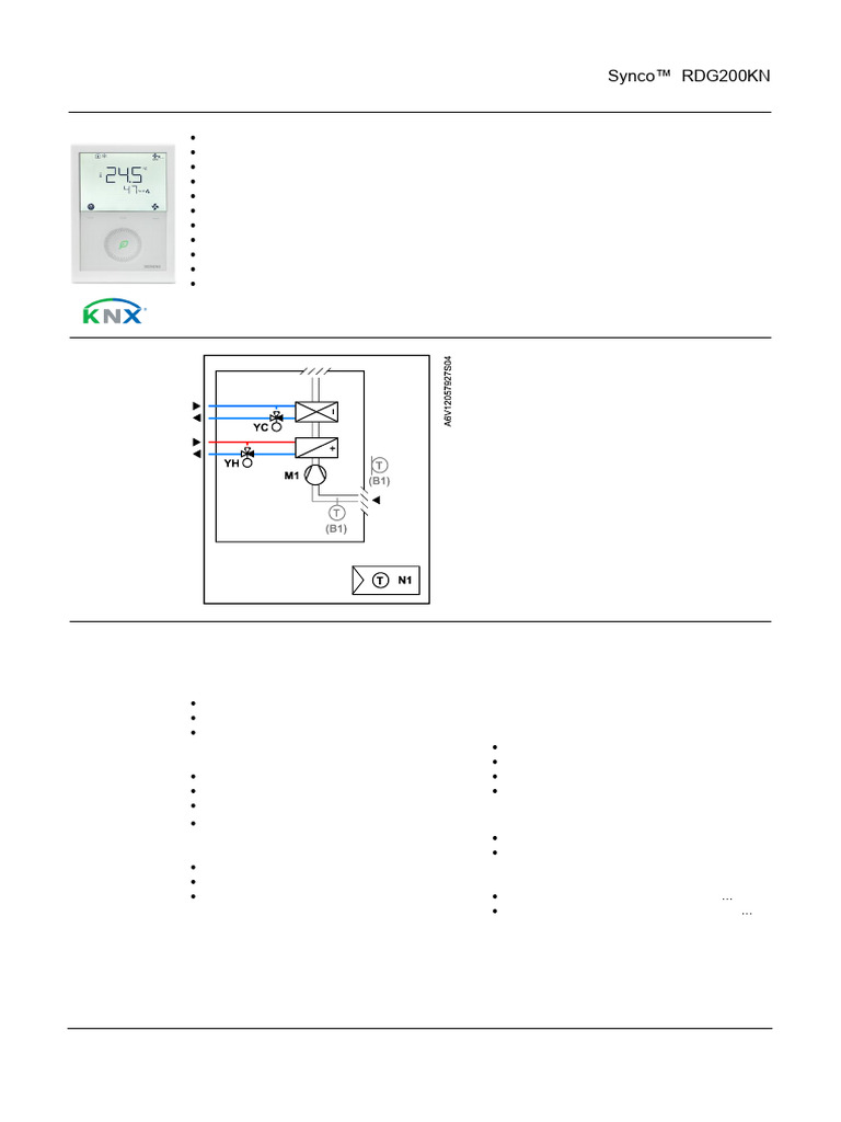 A6V12074339 - 4-Pipe Fan Coil Unit RDG200KN - en | PDF | Switch ...