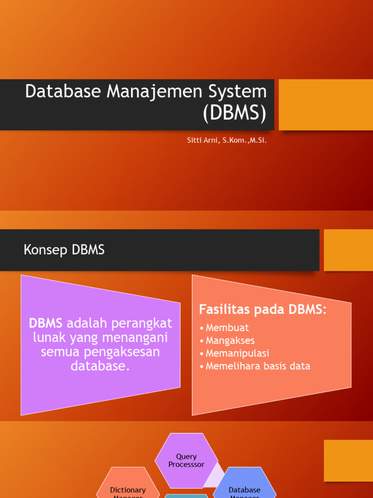Materi 2 DBMS Dan Model Data | PDF