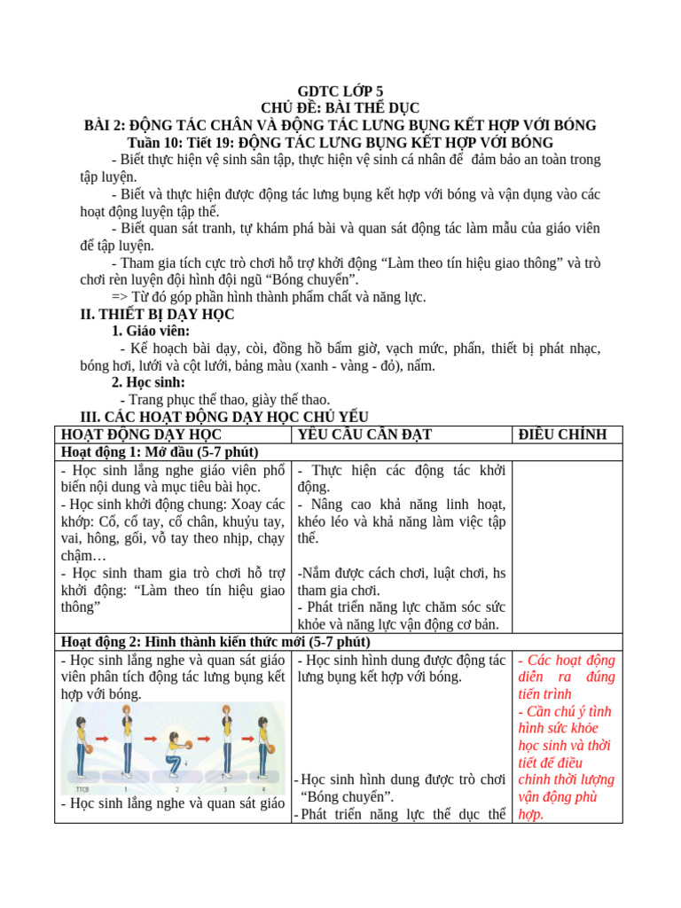 KHBD lớp 5 tháng 11 | PDF