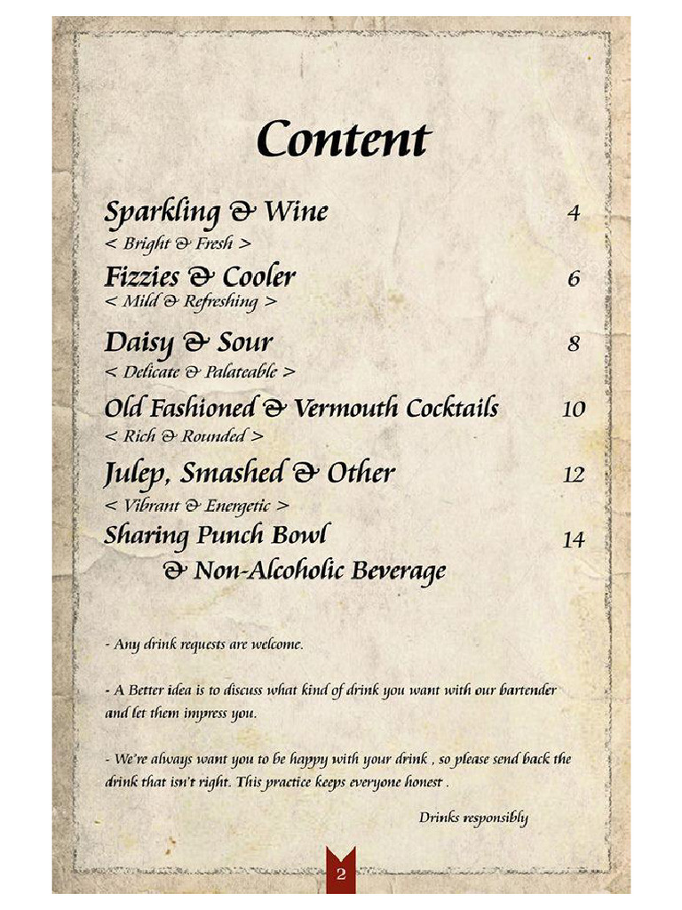 Menu PDF | PDF
