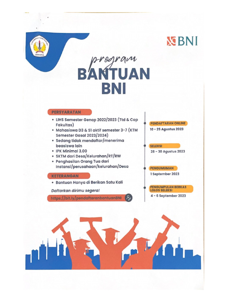 Program Bantuan BNI | PDF