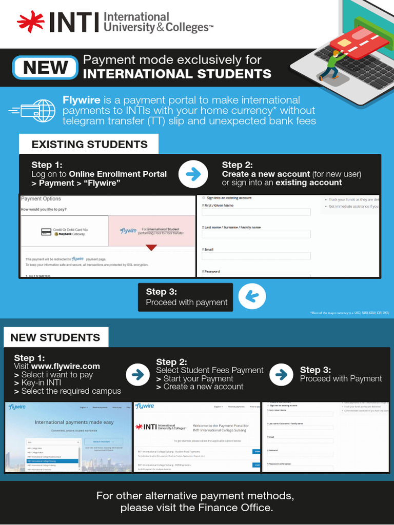 Flywire Payment Guide for Students | PDF