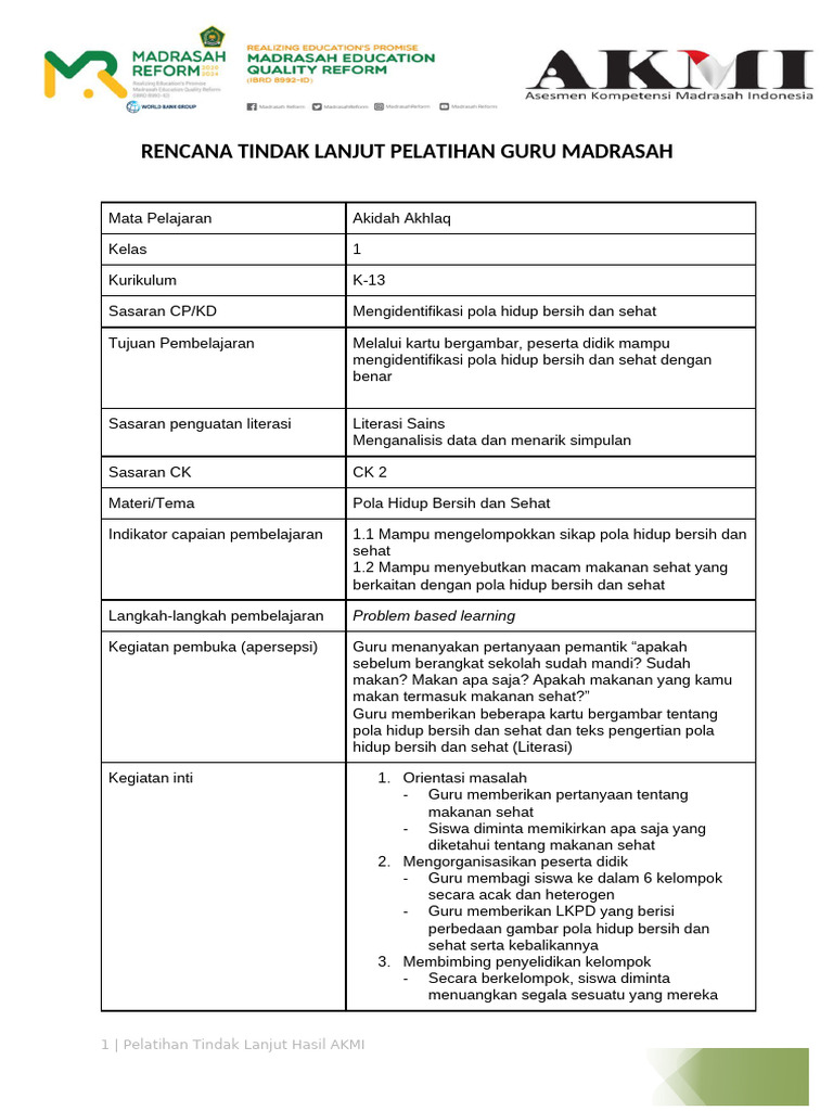RTL Literasi Sains Irva | PDF