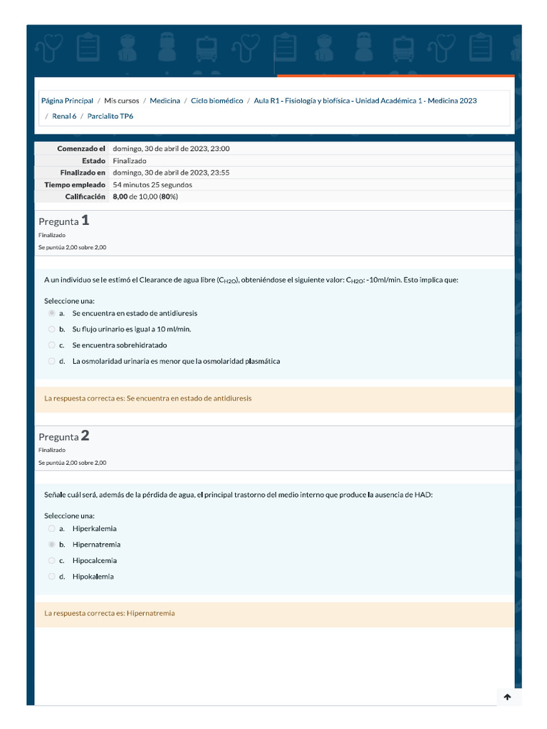 Parcialito Renal 6 | PDF