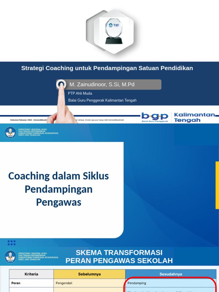 Referensi Paparan Strategi Coaching - Jay | PDF