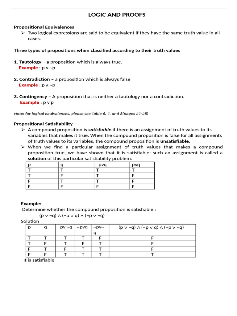 Logic and Proofs Quantifiers and Validity | PDF | Mathematics | Syntax (Logic)