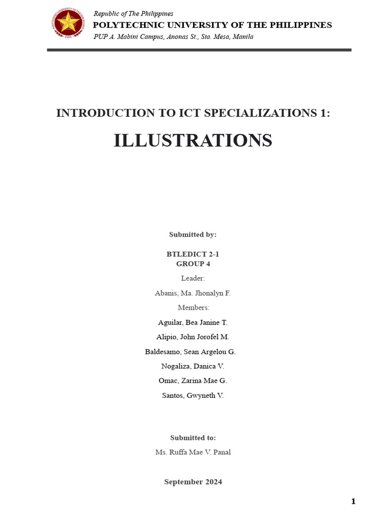 Introduction to ICT in Illustration | PDF | Drawing | Composition ...