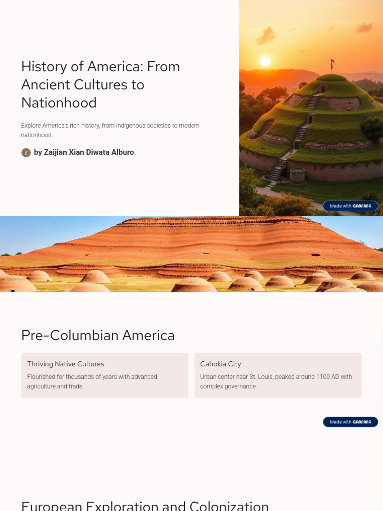 Overview of American History | PDF | The United States | Reconstruction Era
