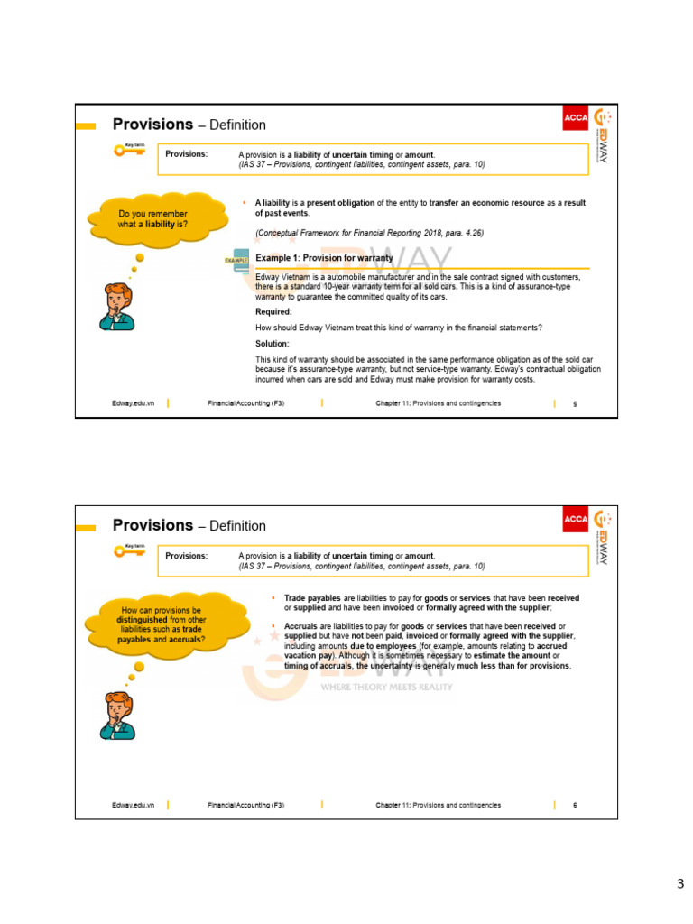 Provisions: - Definition | PDF | Business