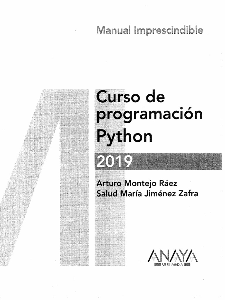 CURSO DE PROGRAMACION PYTHON | PDF