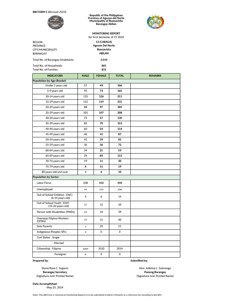 RBI Form C Monitoring Report 2024 | PDF | Human Migration | Employment