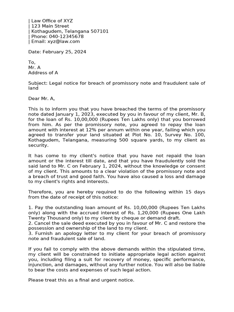 Legal Notice 2 | PDF